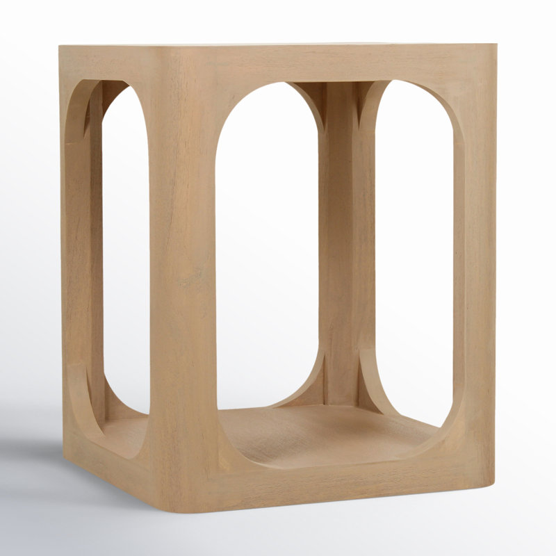 Joss & Main Sybil 18" Mango Wood Side Table & Reviews | Joss & Main